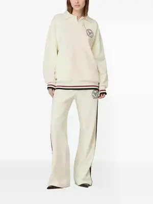 HINNOMINATE Side-stripe Flared Trousers