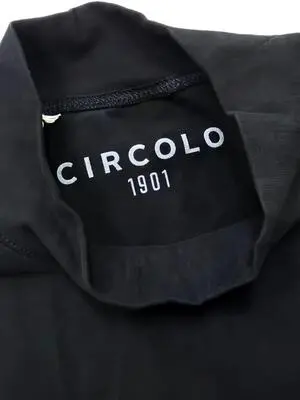 CIRCOLO 1901 High-neck Long Sleeve Top