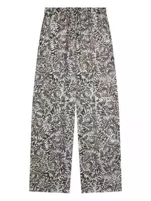 Dries Van Noten Floral-pattern Trousers