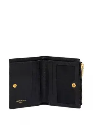 Saint Laurent Cassandre Quilted Logo Wallet