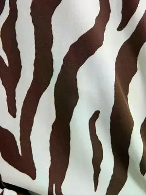 Max Mara Favore Zebra-pattern Top
