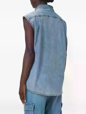 Jacob Cohen Buttoned Sleeveless Shirt