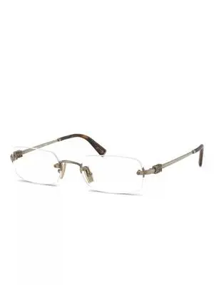 Miu Miu Rectangle-frame Glasses - Grey