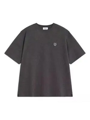 Maison Kitsuné Logo-detailing Cotton T-shirt - Grey