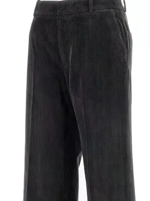 CELLAR DOOR Corduroy Trousers - Black