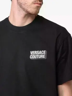 Versace Logo-print T-shirt - Black