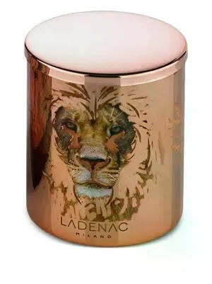 LADENAC Lion-print Candle - Orange