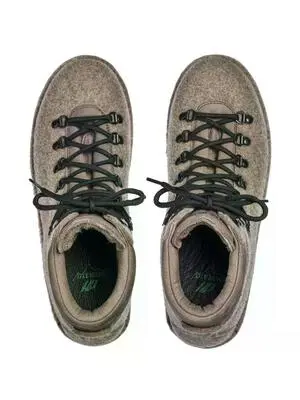 Diemme Felt Lace-up Boots - Neutrals