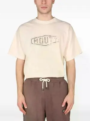 MOUTY Logo-print T-shirt - Neutrals