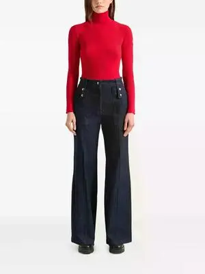 Fusalp Ancelle Ribbed-knit Sweater - Red