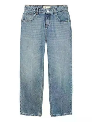 Blumarine Whiskered Straight Jeans