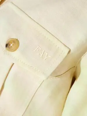FAY Logo-embroidered Buttoned Shirt