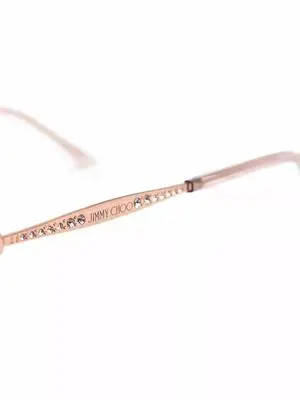 JIMMY CHOO Oversized Frame Sunglasses
