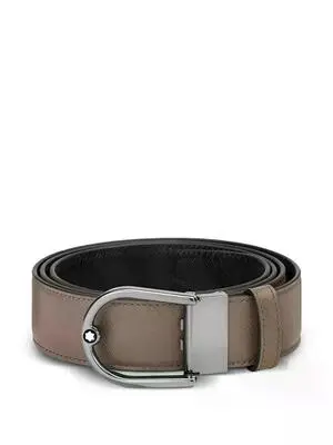 Montblanc Horseshoe Reversible Belt - Neutrals