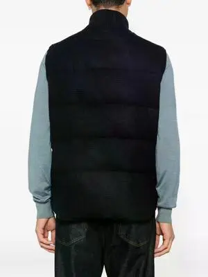 LARDINI Padded Zip-up Gilet