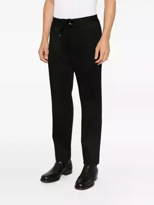Incotex Drawstring Trousers - Black