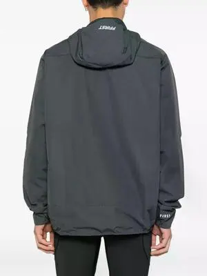 FAMILY FIRST Hooded Zip Performance Jacket - Grey