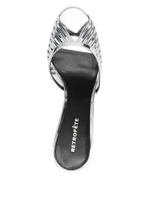 Retrofete 105mm Allistair Mules - Silver