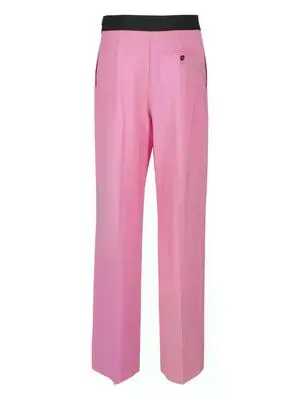 MSGM Pleated Straight Leg Trousers