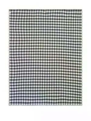 ARLOTTA CASHMERE Plaid Throw Blanket - Grey