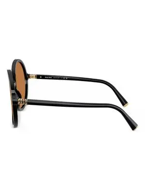 Miu Miu Round-frame Sunglasses