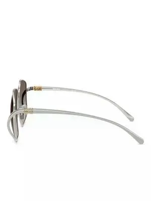 Miu Miu Square-frame Sunglasses - Silver