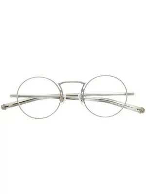 Matsuda Round-frame Glasses - Silver