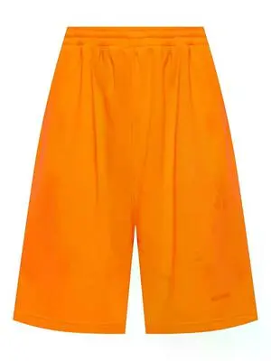 Balenciaga Elastic-waistband Shorts - Orange