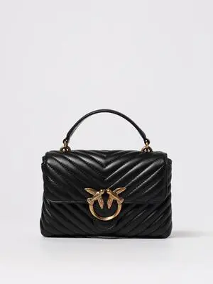 Pinko Quilted Shoulder Bag - Black