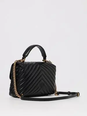 Pinko Quilted Shoulder Bag - Black