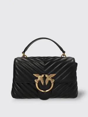 Pinko Quilted Shoulder Bag - Black