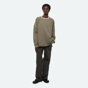 Helmut Lang Distressed Crewneck Sweatshirt