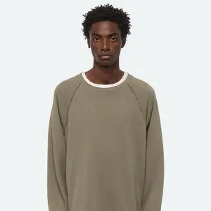 Helmut Lang Distressed Crewneck Sweatshirt
