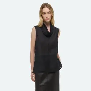 Helmut Lang Cowl Neck Top