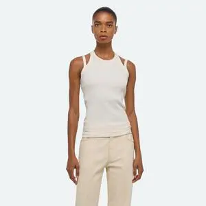 Helmut Lang Racer Strap Tank - Winter White
