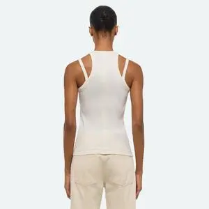 Helmut Lang Racer Strap Tank - Winter White