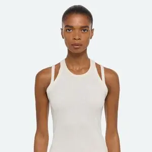 Helmut Lang Racer Strap Tank - Winter White