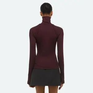 Helmut Lang Shrug Turtleneck - Mahogany
