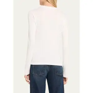 Vince Long-sleeve Crewneck T-shirt - Black