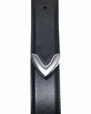 Maje Smooth Leather Belt