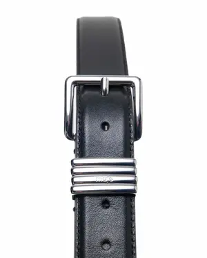 Maje Smooth Leather Belt