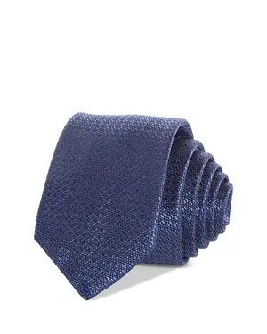 Bloomingdale'S Silk Skinny Woven Tie - Blue