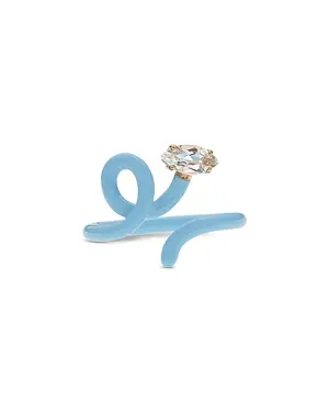 Bea Bongiasca Baby Vine Tendril Ring - Blue