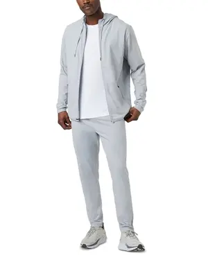 Vuori Sunday Element Hooded Track Jacket - Platinum