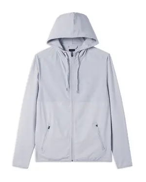 Vuori Sunday Element Hooded Track Jacket - Platinum