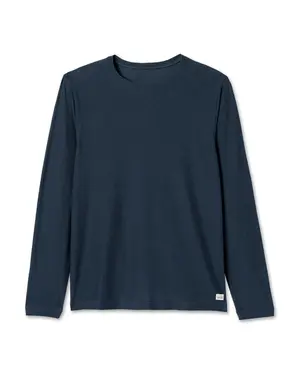 Vuori Strato Long Sleeve Tech Tee - Navy Heather