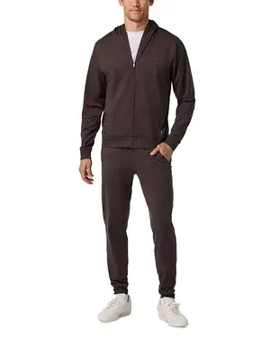 Vuori Ponto Full Zip Hoodie - Sangria