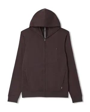 Vuori Ponto Full Zip Hoodie - Sangria