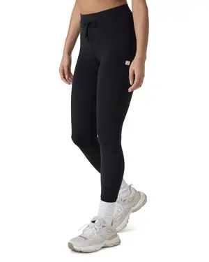 Vuori Daily Form Drawstring Leggings - Black