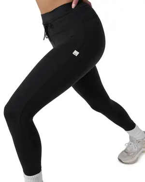 Vuori Daily Form Drawstring Leggings - Black